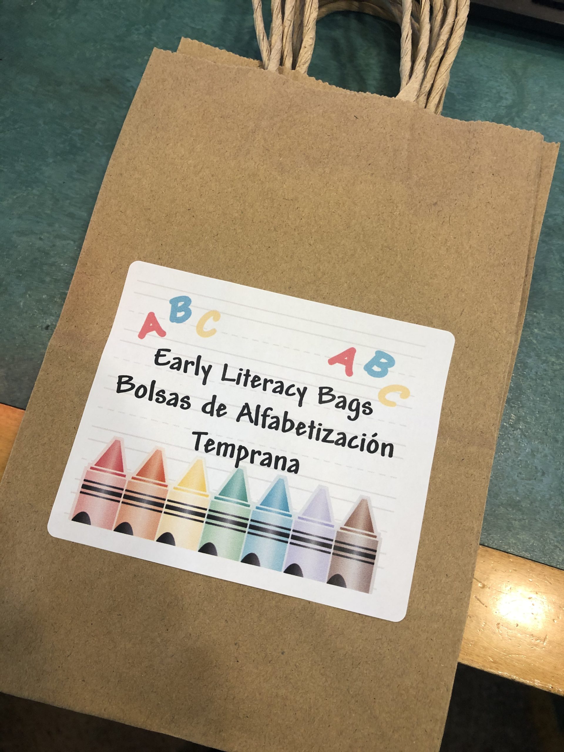 Early Literacy Bags for Kids - Ossining Public Library